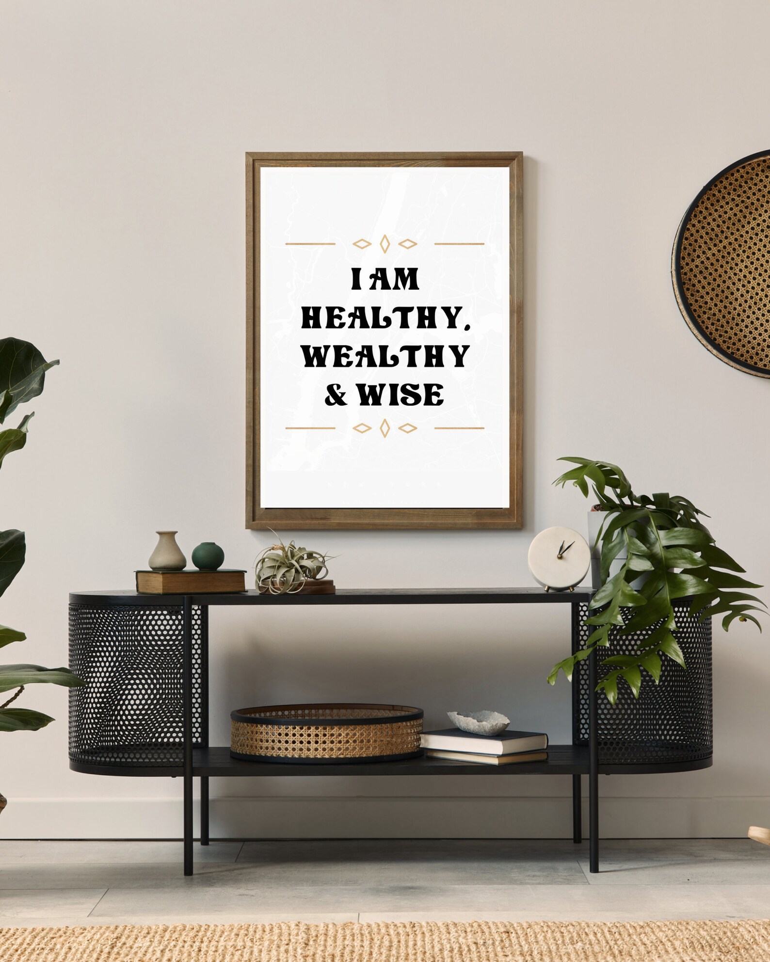 Affirmation Poster, Printable Art, Digital Download, Retro Wall Art ...