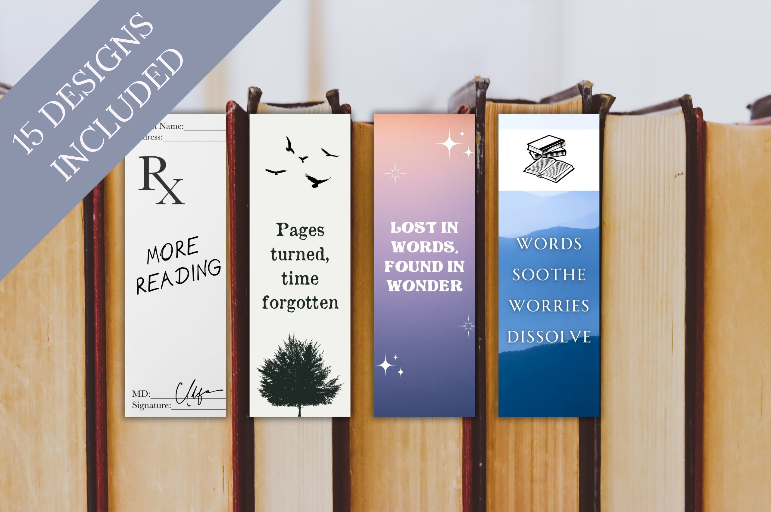 Printable Bookmarks Bookmarks Printable Cute Bookmarks for - Etsy