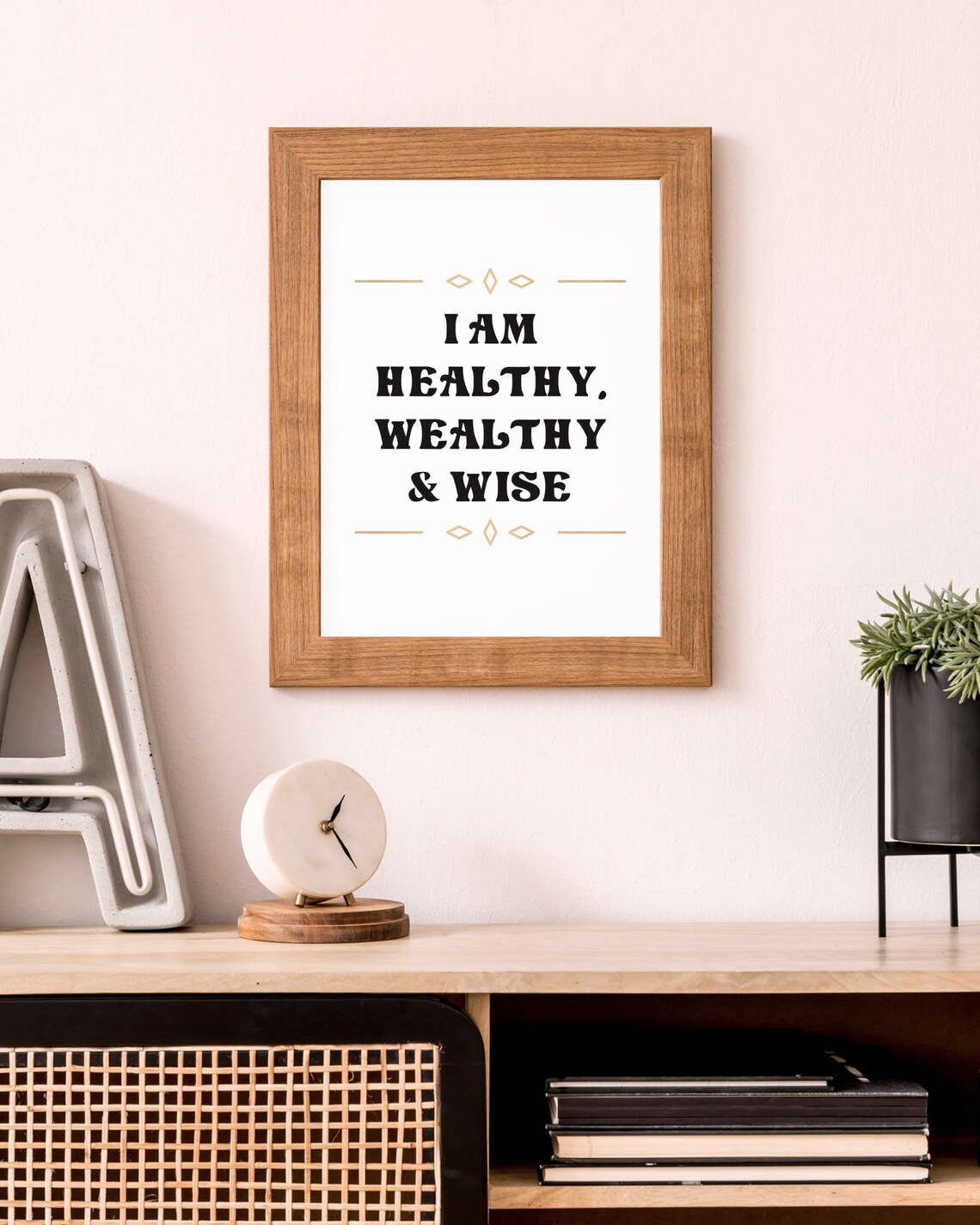 Affirmation Poster, Printable Art, Digital Download, Retro Wall Art ...