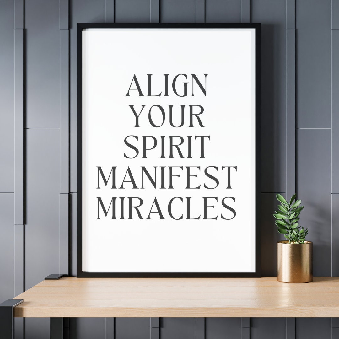 Room Decor Aesthetic Boho, Printable Affirmation Poster, Aura Poster ...