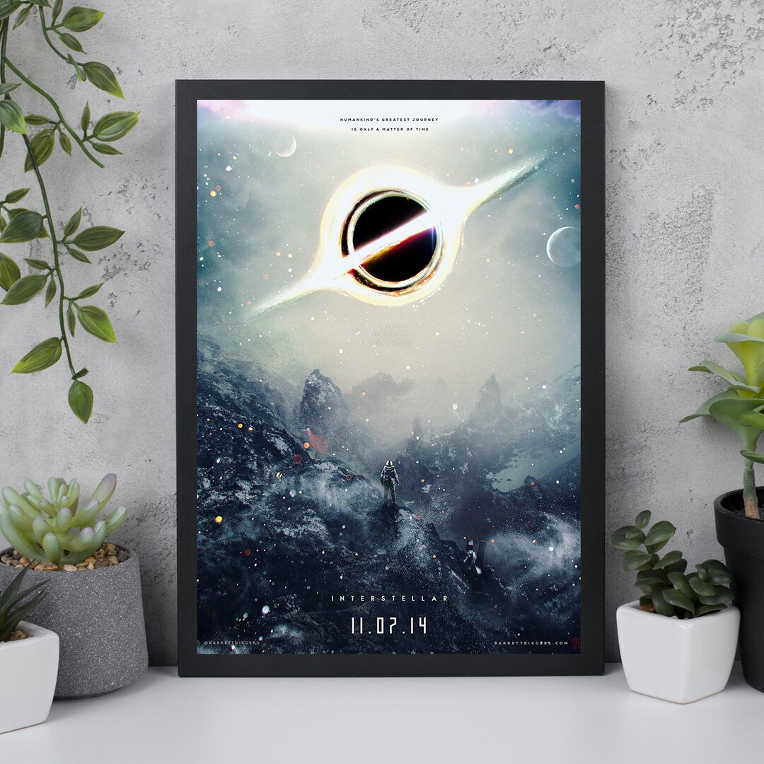Interstellar Poster Interstellar Movie Canvas , Modern Movie Poster ...