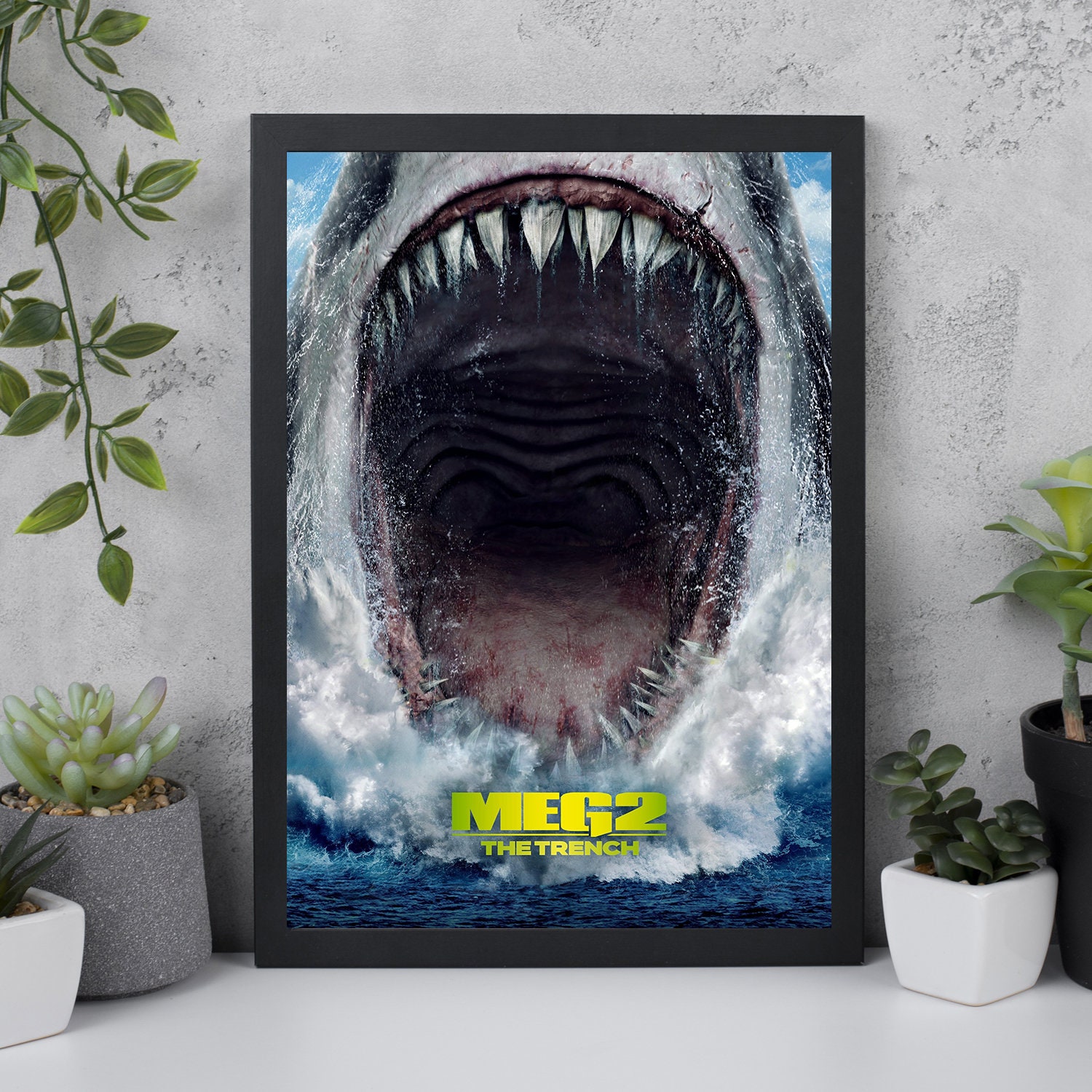 The Meg 2 Poster the Meg 2023 Poster Movie Poster the Meg - Etsy