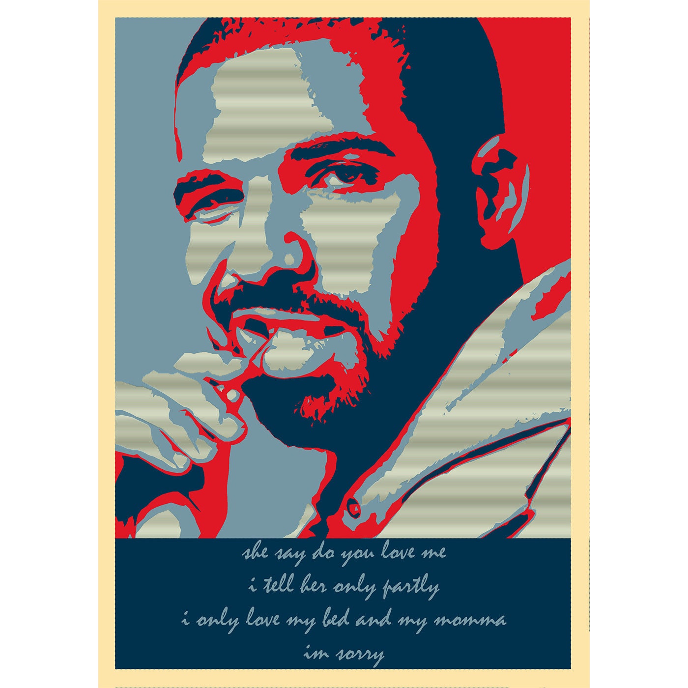 Nothing Was The Same Poster, Drake Poster, Album Minimalism Poster sold ...