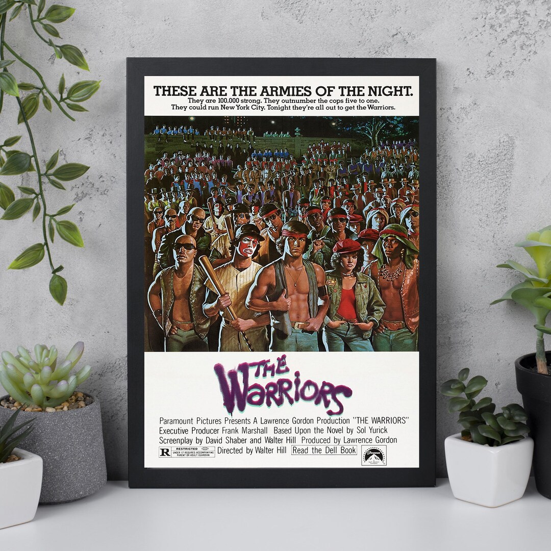The Warriors Poster Iconic Cult Gang Movie Print Film Room - Etsy