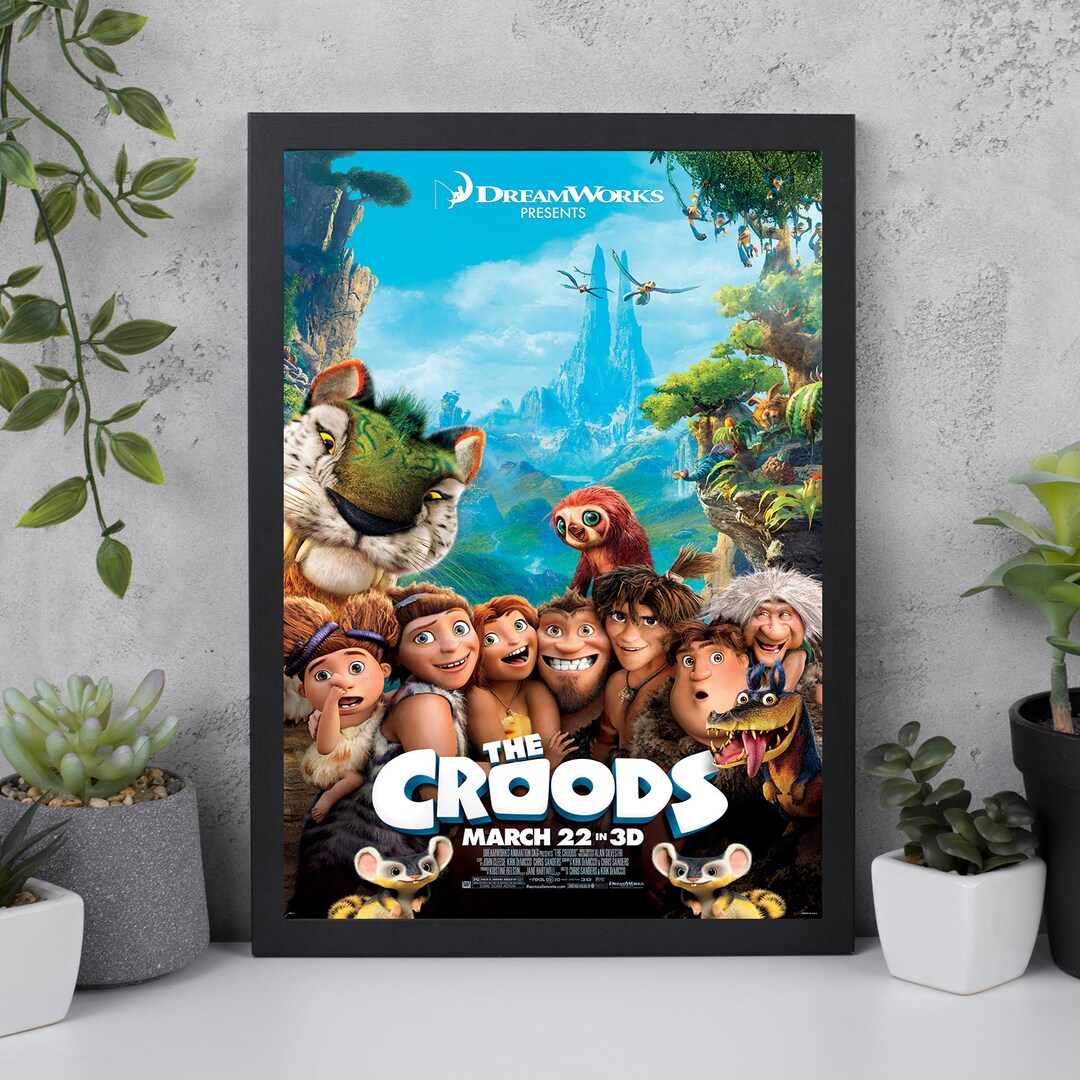 The Croods Released in 2013 Movie Poster / Film Poster / - Etsy