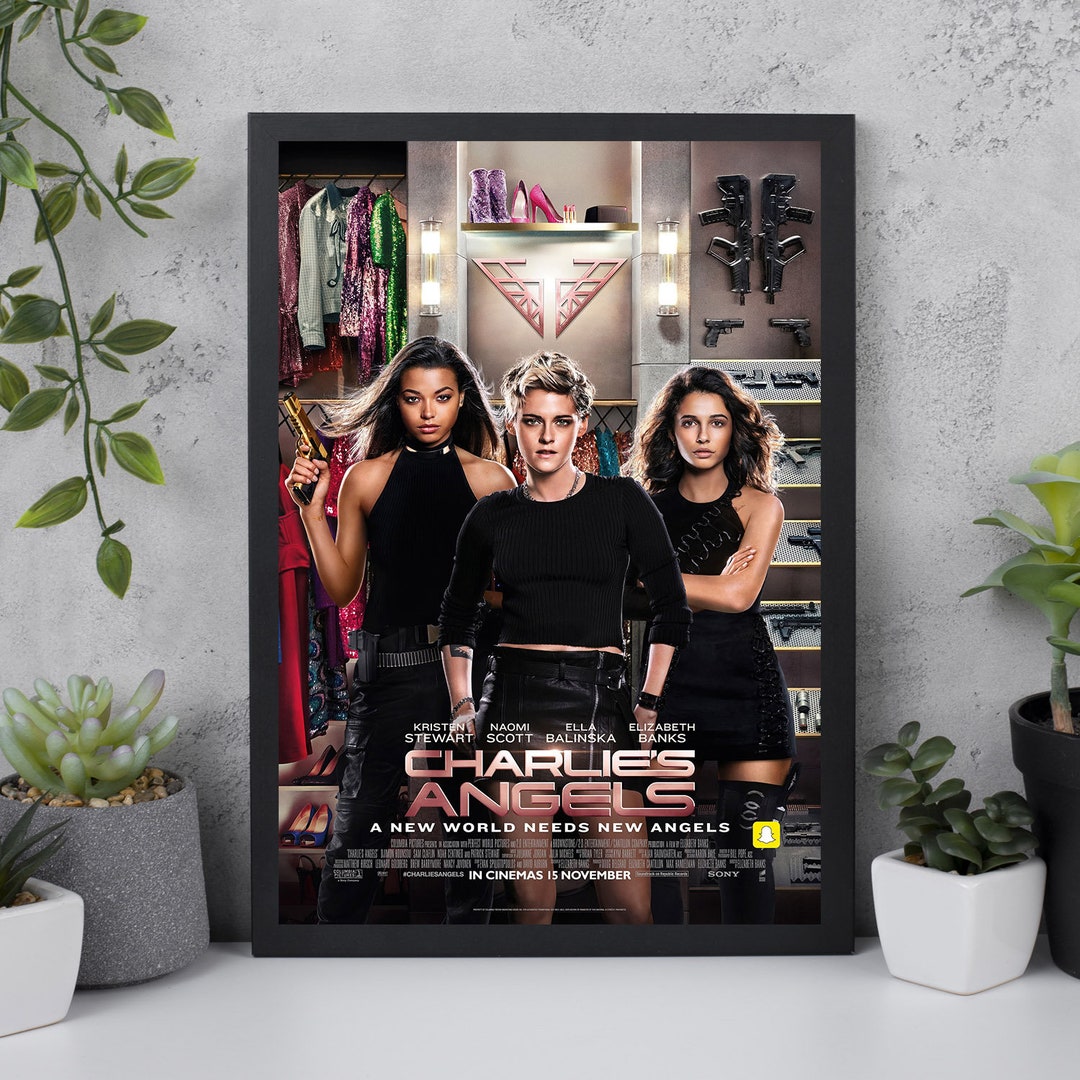 Charlie's Angels Movie Poster High Quality Canvas Art Print Room ...