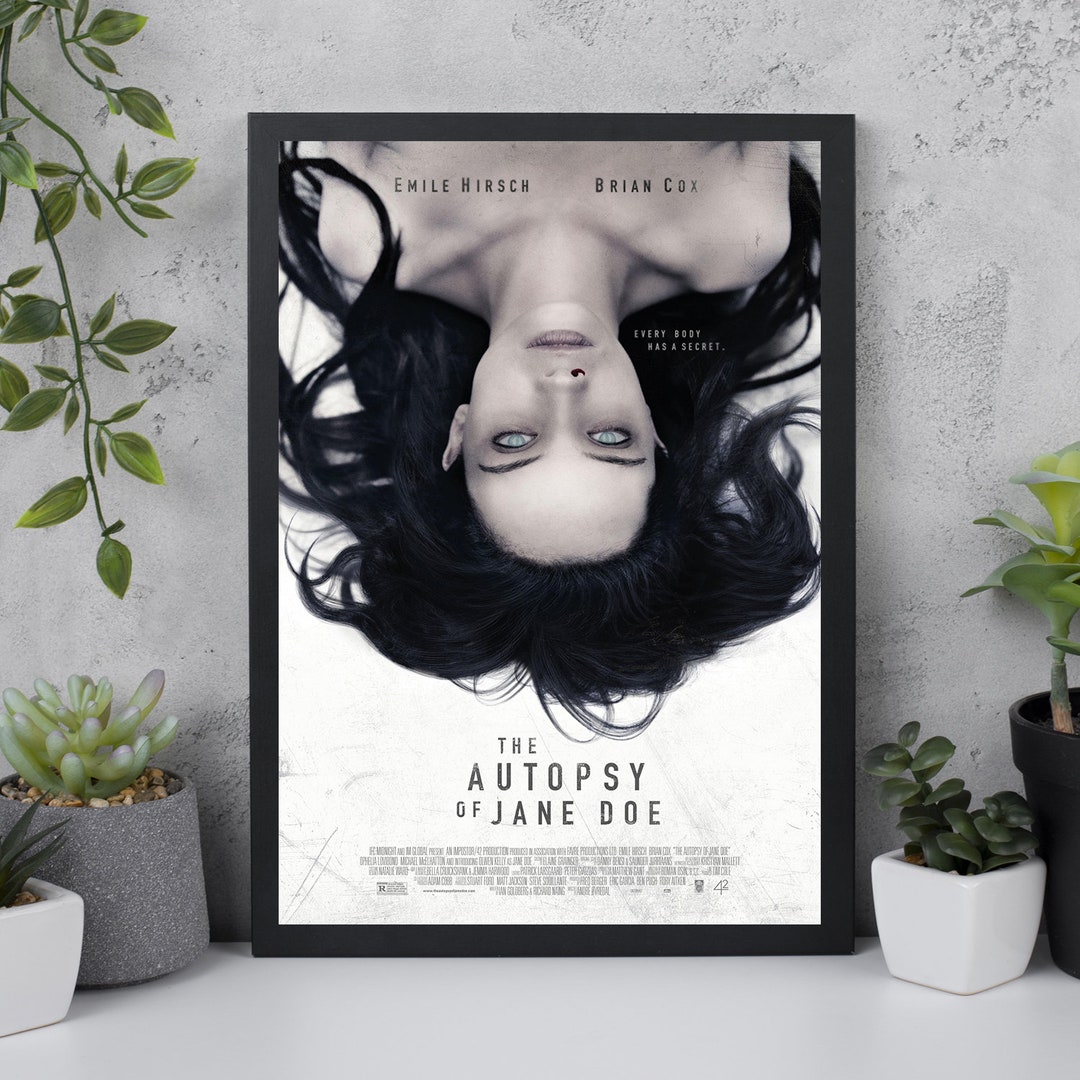 The Autopsy of Jane Doe Movie Poster Print, Room Decor, Movie Art, Gifts for Him/her, Movie ...
