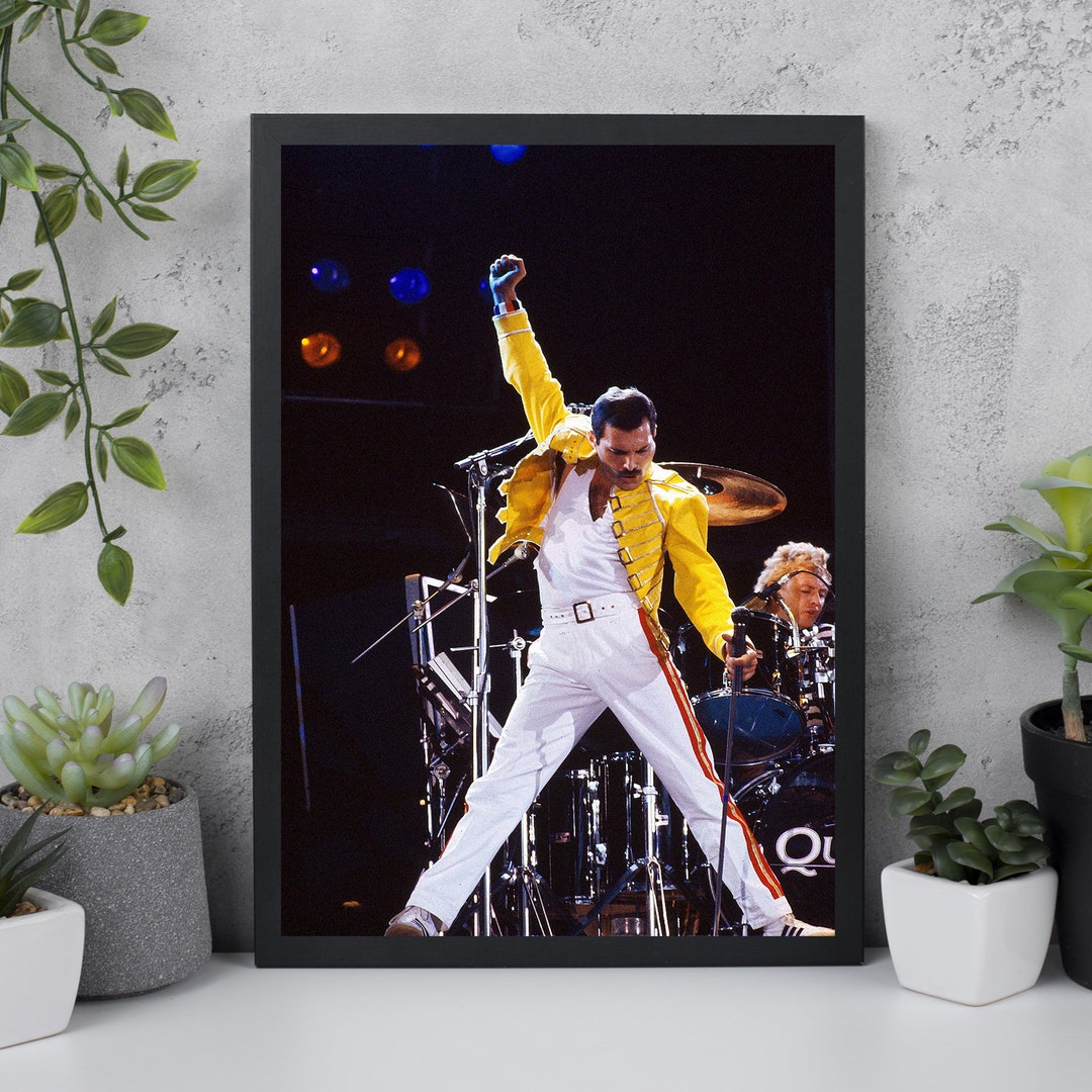 Queen Freddie Mercury Poster Music Poster Queen Music Poster Canvas ...