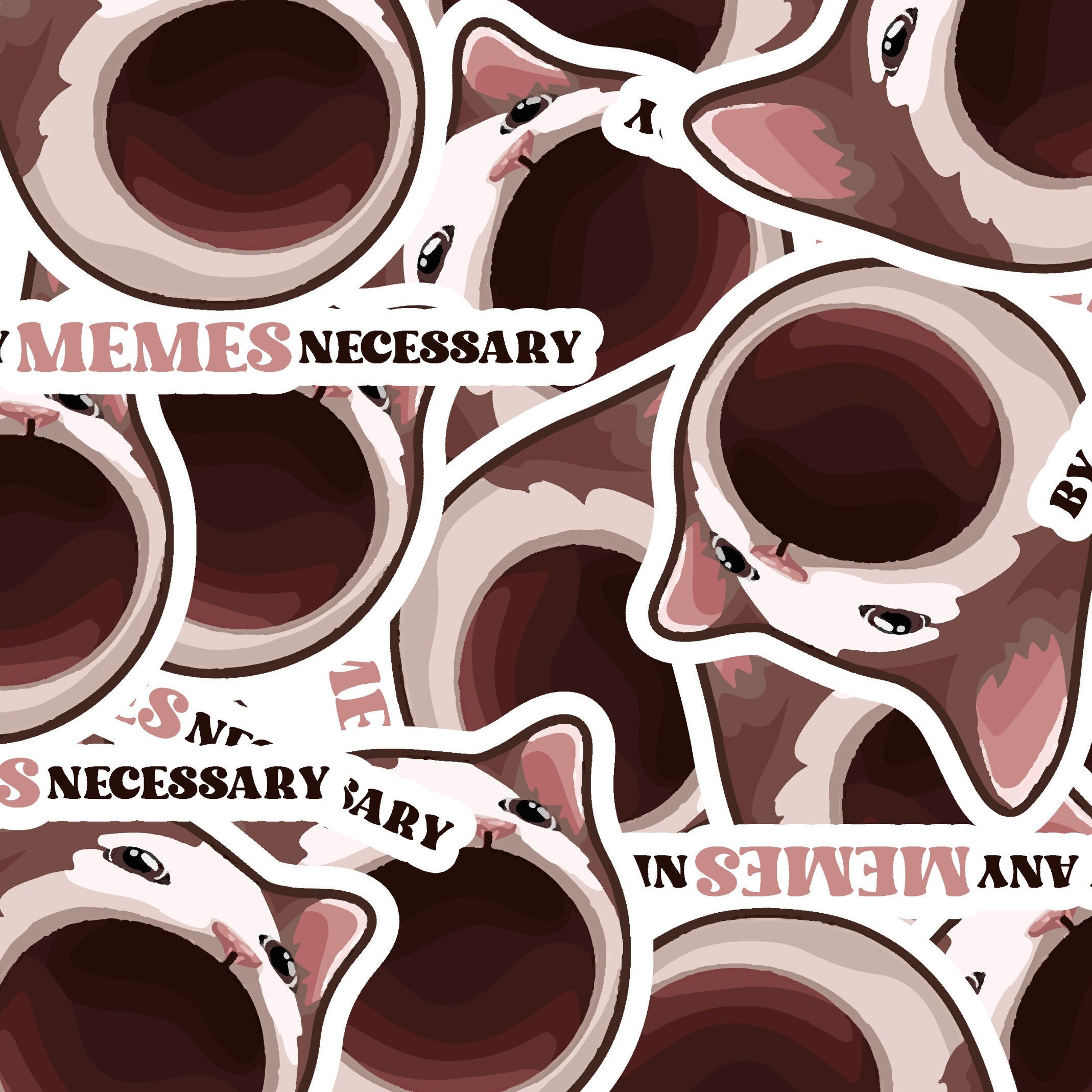 EXTREME MEME, 4" Die-cut Vinyl Sticker, Funny Sticker, Pun Sticker ...