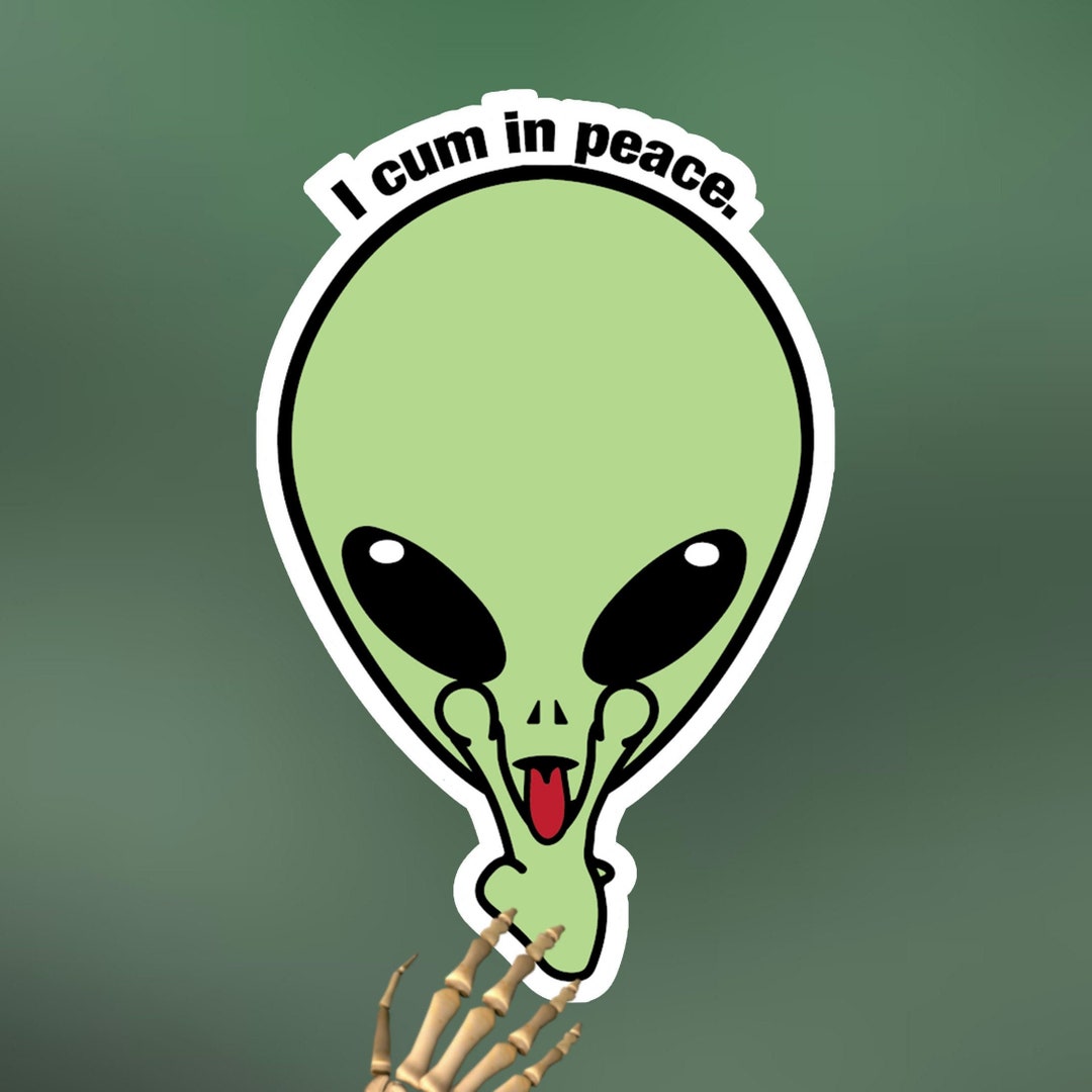 U-F-OHHH! 4" Die-cut Vinyl Sticker, Funny Sticker, Sci-fi Stickers ...