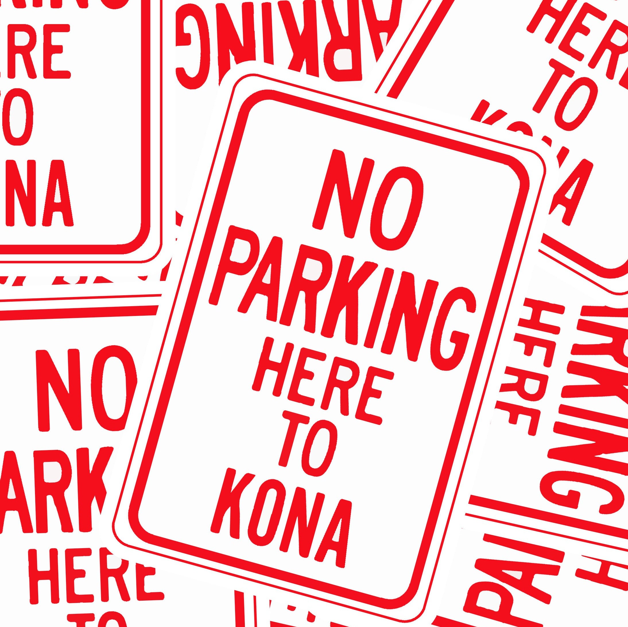 NO PARKING, 4" Die-cut Vinyl Sticker, Funny Sticker, Pun Sticker, Meme ...