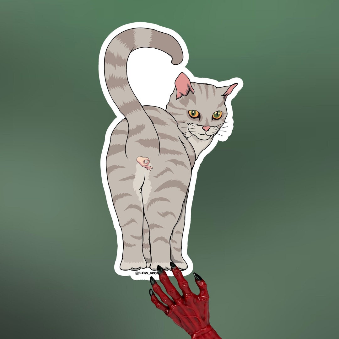 MADE YOU LOOK, 4 Die-cut Vinyl Sticker, Funny Adult Sticker, Decal ...