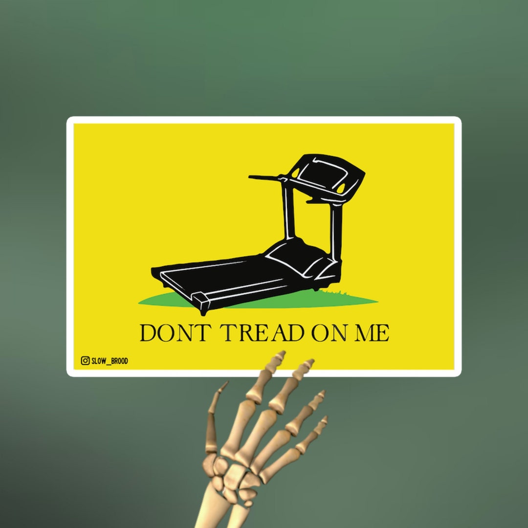 TREAD LIGHTLY, 4 Die-cut Vinyl Sticker, Funny Sticker, Dark Humor, Meme ...