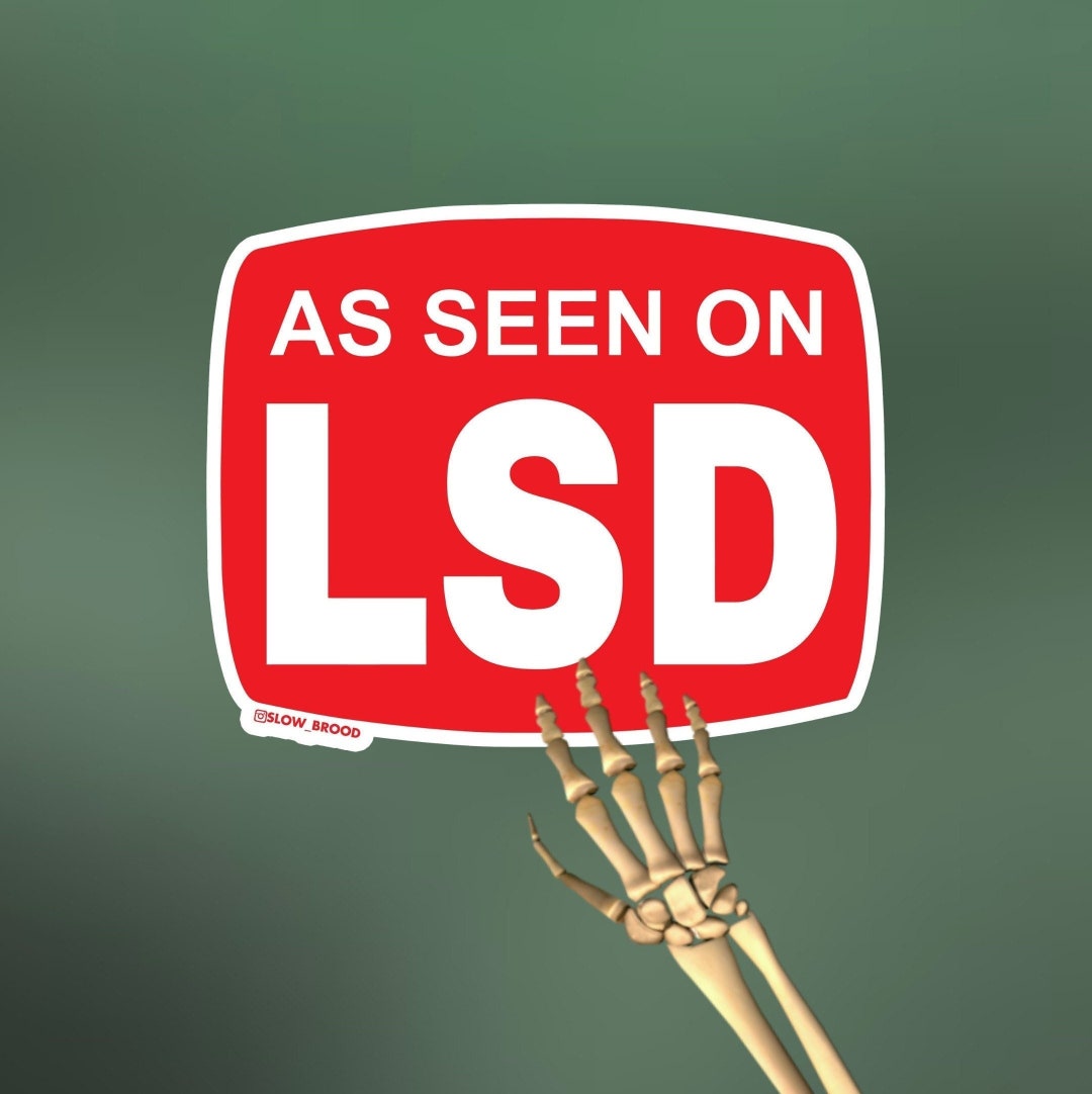 AS SEEN PT.2, 4" Die-cut Vinyl Sticker, Funny Sticker, Decal, Pun ...