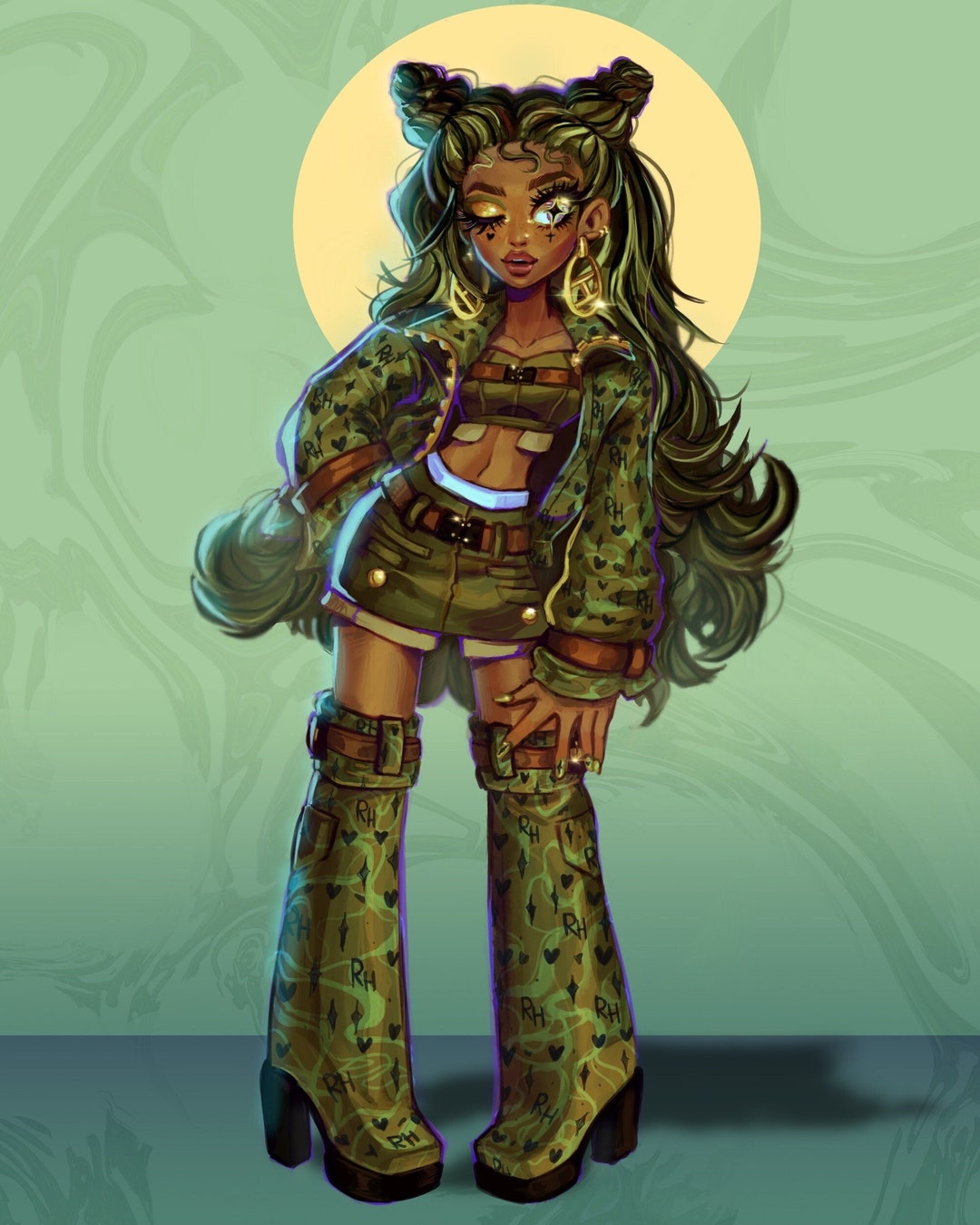 Custom Fullbody Digital Drawing for Dnd Ocs Anime and Selfies - Etsy