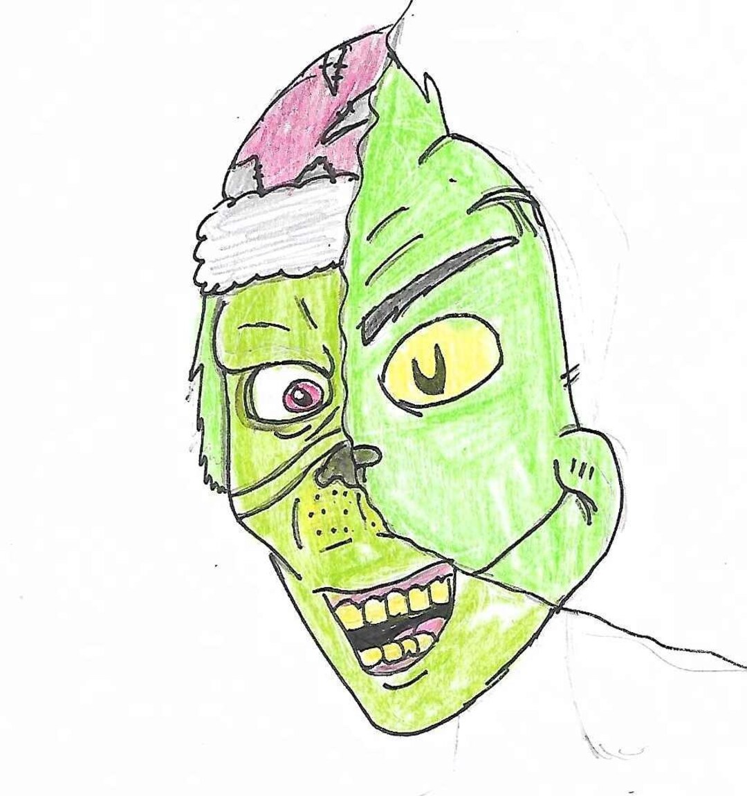 Drawing: the Grinch comparison - Etsy