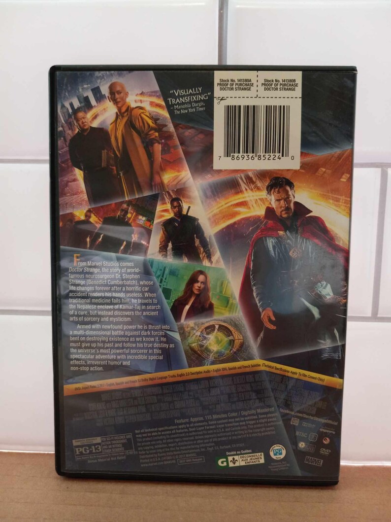 DVD: Marvel Studios' 'doctor Strange' - Etsy