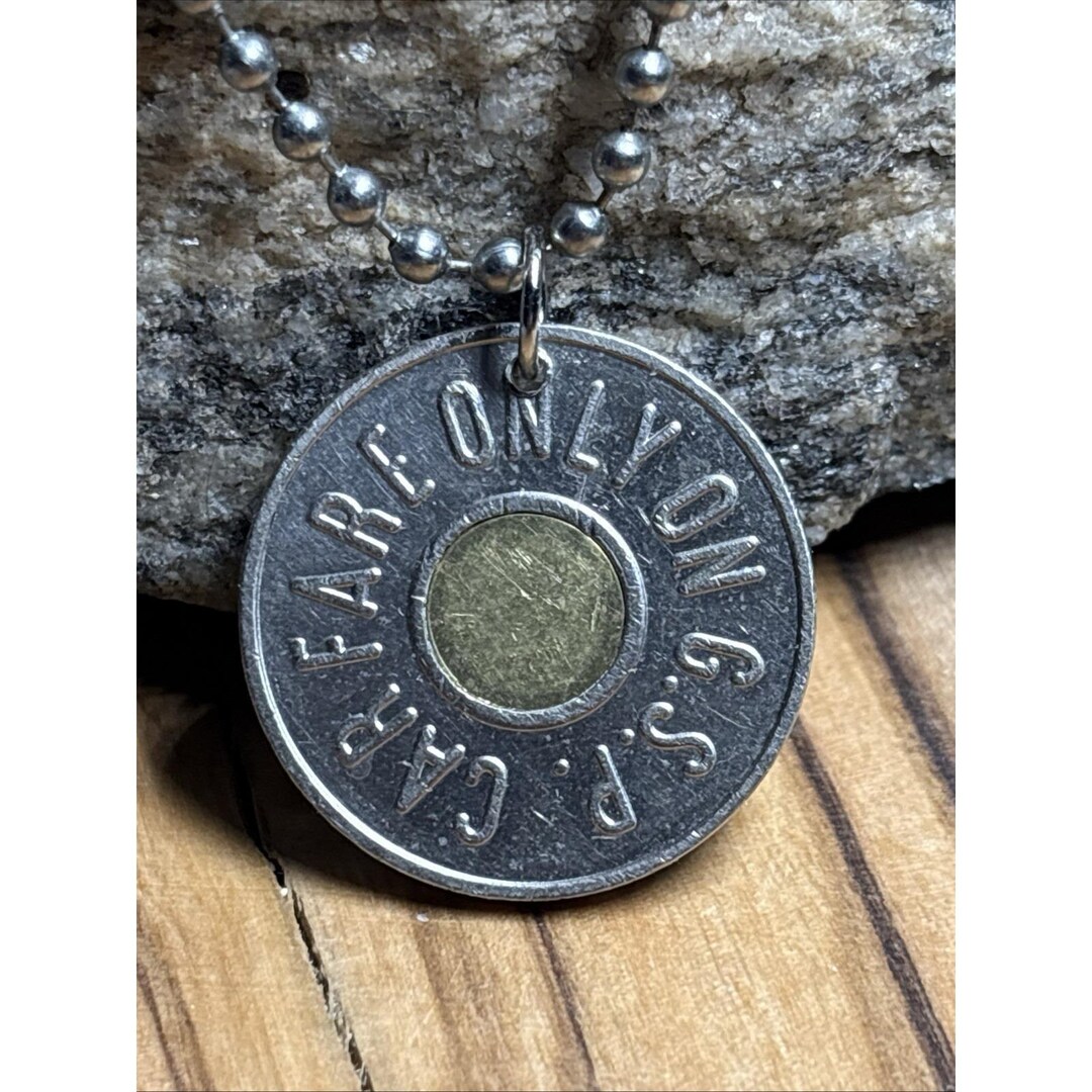 Vintage New Jersey NJ GSP Garden State Parkway Token Pendant. Wear ...