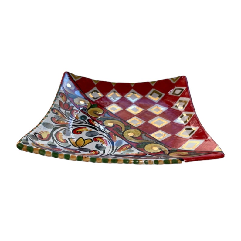 Pocket Emptier Elite Series Caltagirone Ceramic With Pure Gold Enamel ...