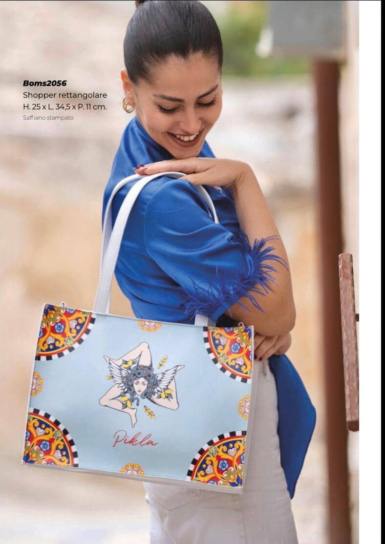 Pikla Trinacria Shopper – A Bold Tribute to Sicilian Heritage - Etsy