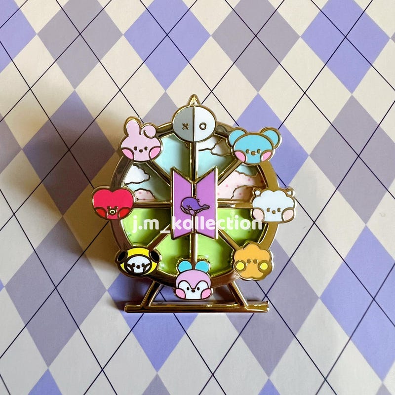 Bts Enamel Pin - Etsy