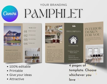 Real Estate Pamphlet Template Real Estate Brochure Real Estate ...