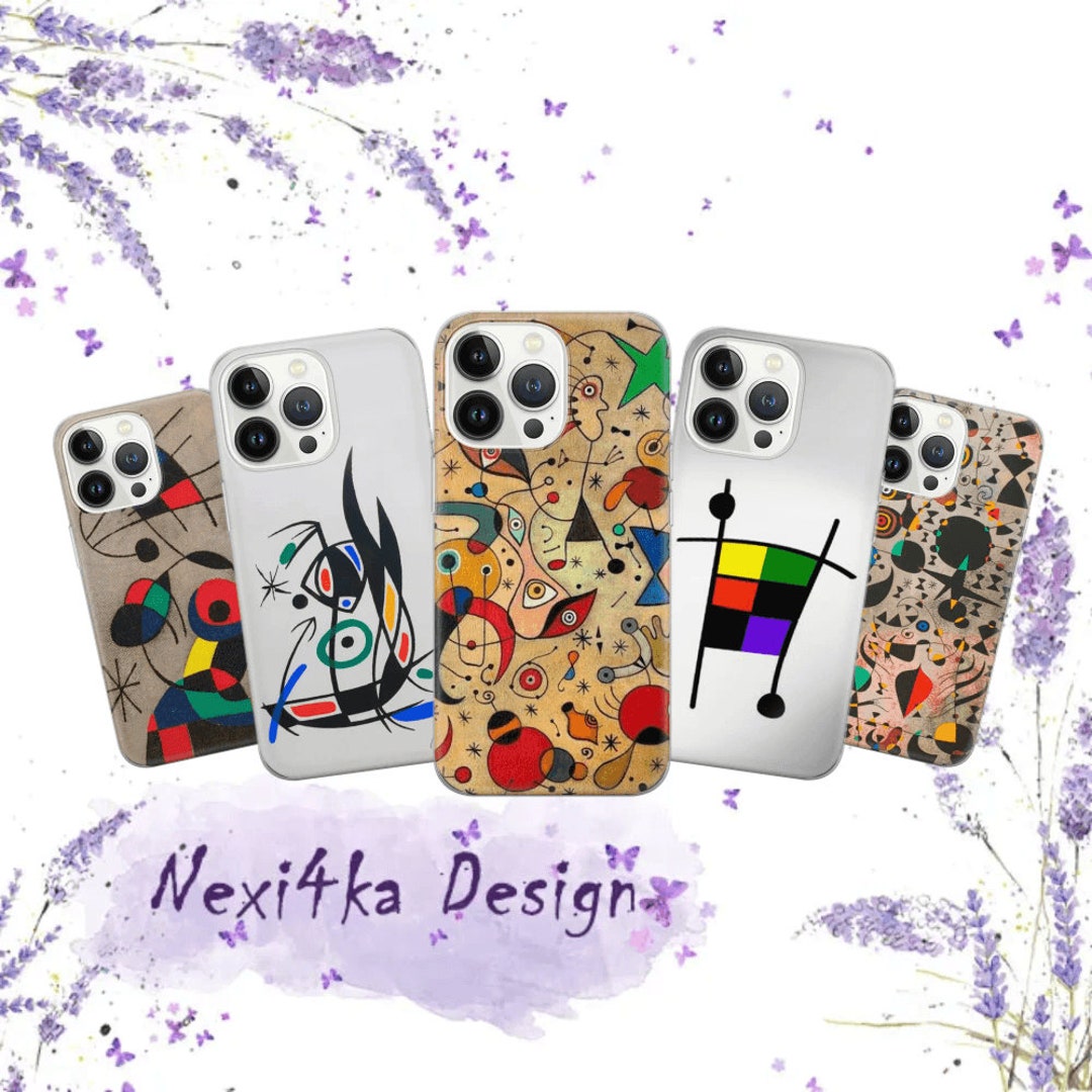 Joan Miro Phone Case Joan Miro Art Cover for iPhone 16 15 14 13 12 Pro ...