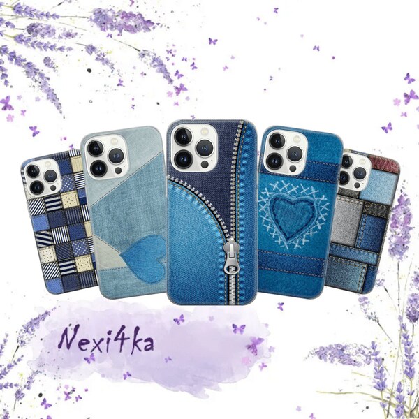 Denim Phone Case - Etsy