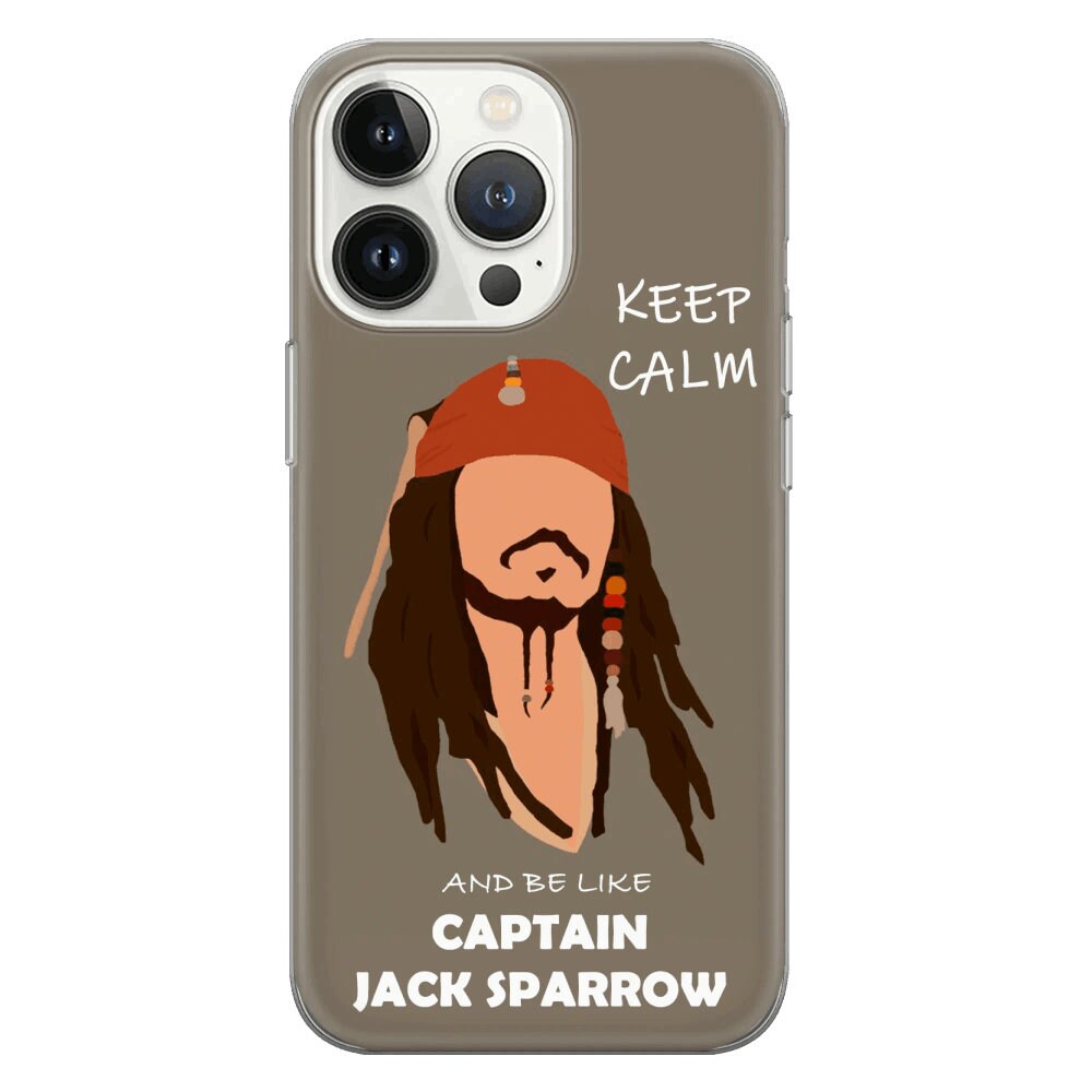 Captain Jack Sparrow Phone Case Pirate Cover for iPhone 16 15 14 13 12 ...