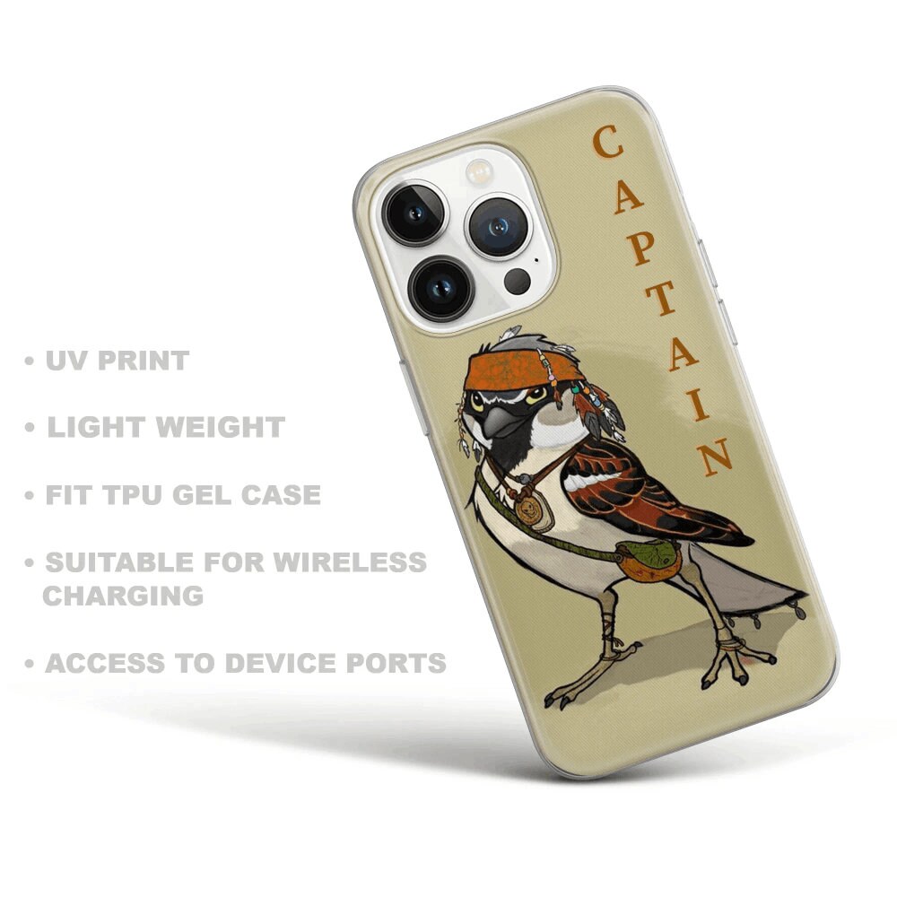 Captain Jack Sparrow Phone Case Pirate Cover for iPhone 16 15 14 13 12 ...