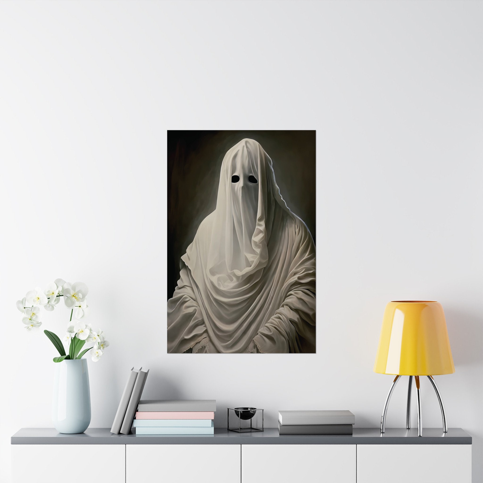 Classical Ghost Portrait, Vintage Poster, Art Poster Print, Dark ...