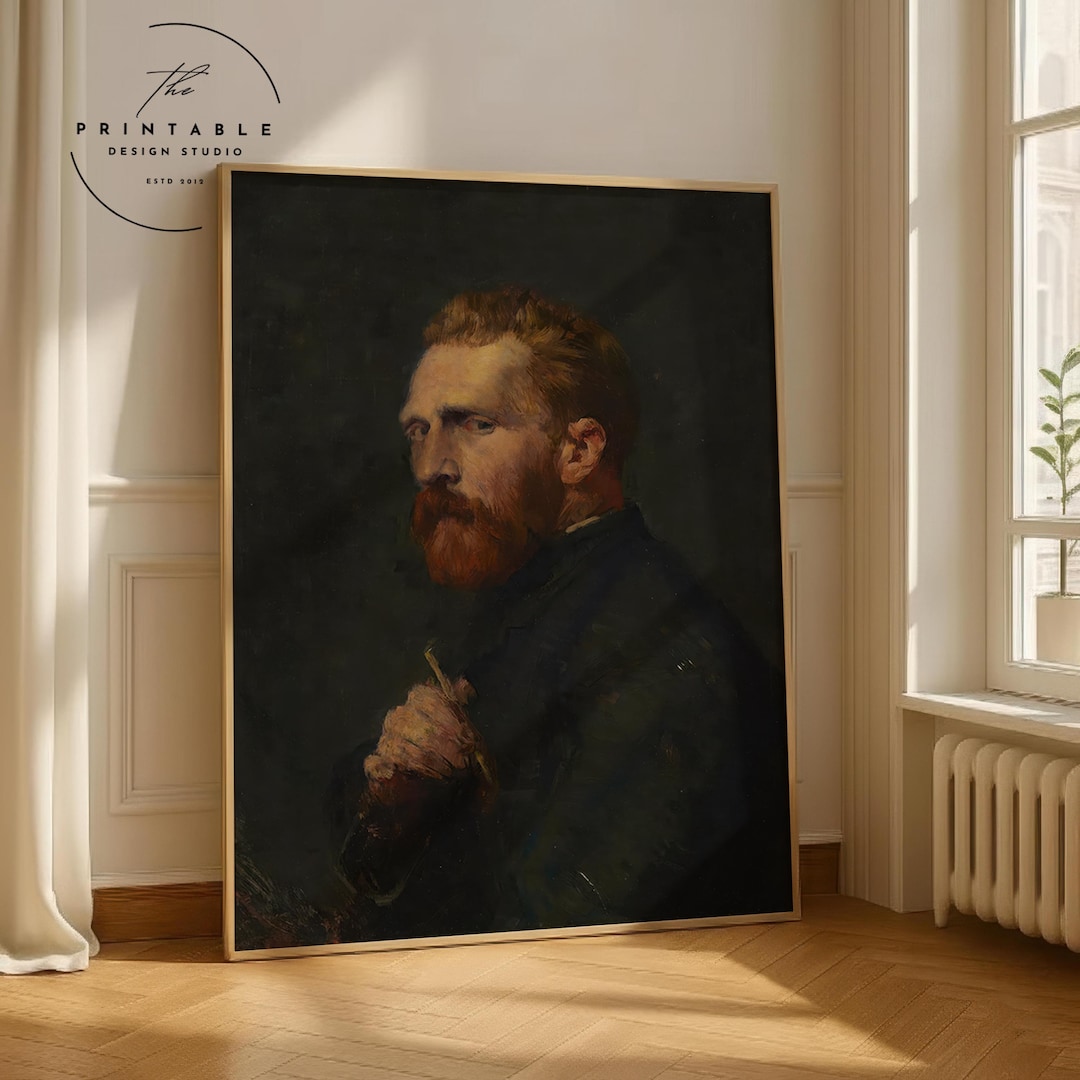 Retrato de Van Gogh por John Russell | Pintura de retrato vintage ...