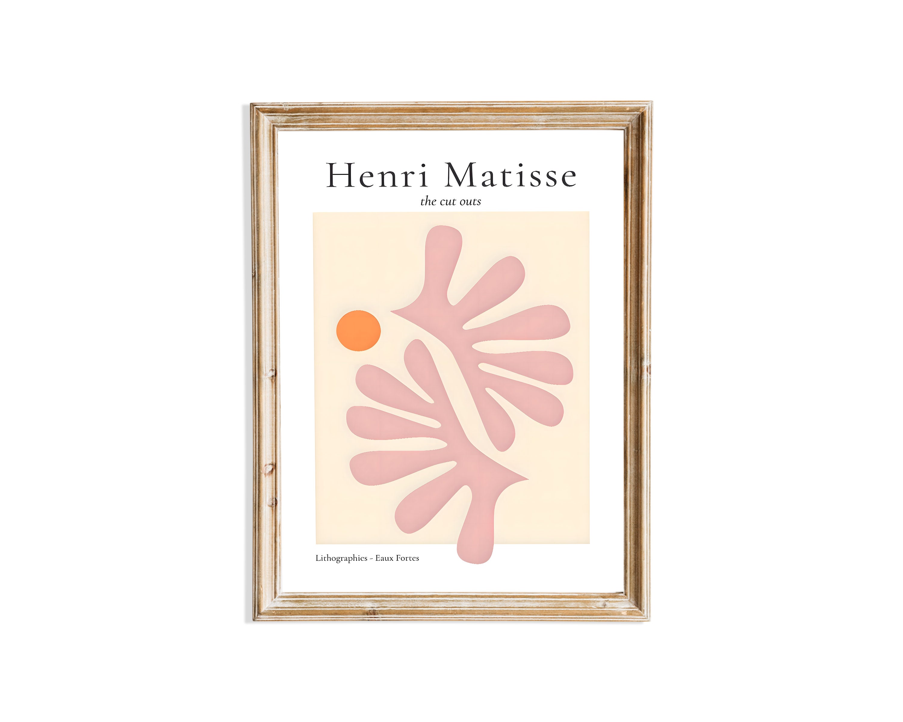 Henri Matisse Exhibition Poster, Matisse Print, Vintage Pink Art, Pop ...