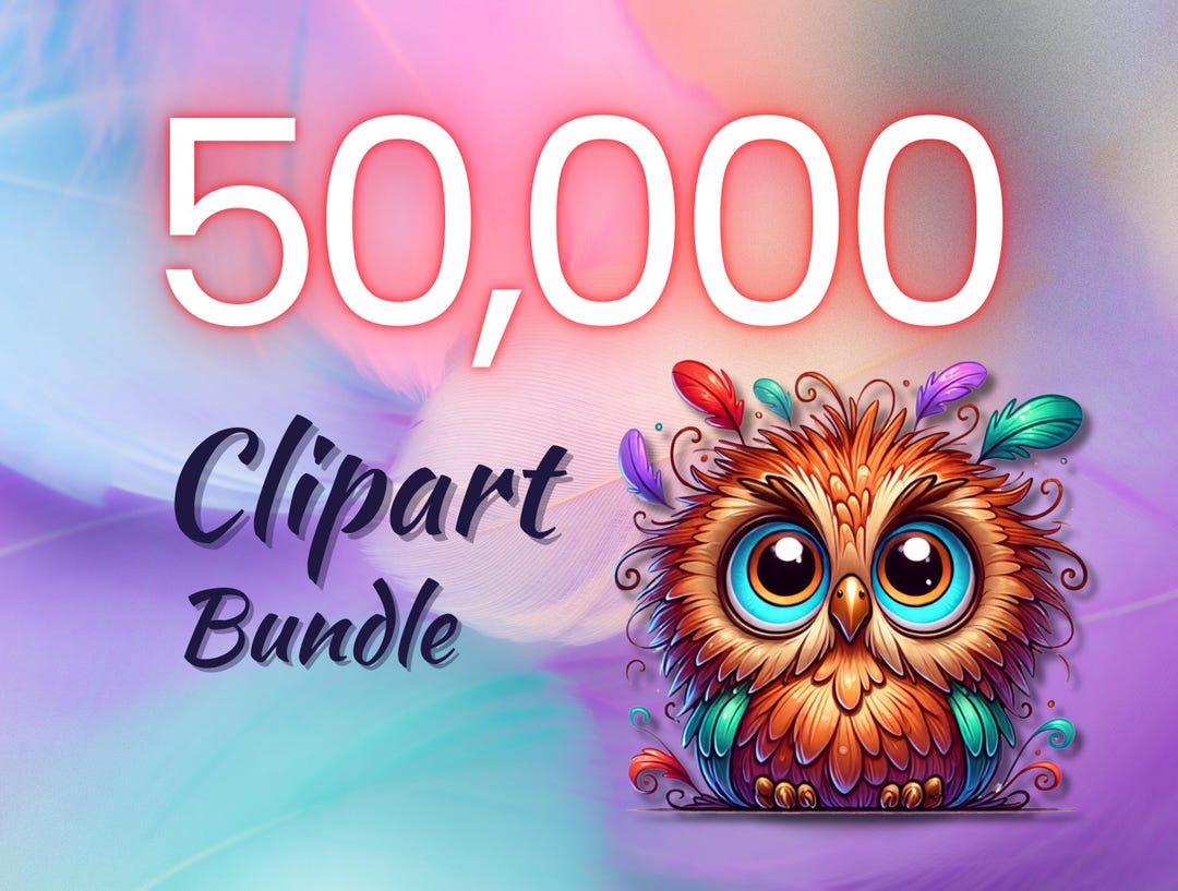 50,000 High-resolution PNG Clipart Mega Bundle: Instant Digital ...