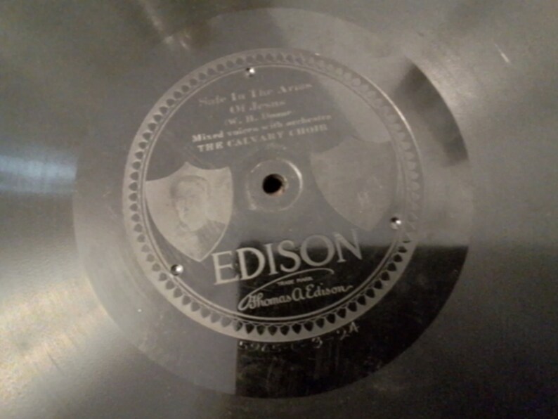 Vintage Thomas Edison Thick Record From Early 1900's. Scatter Seeds of ...