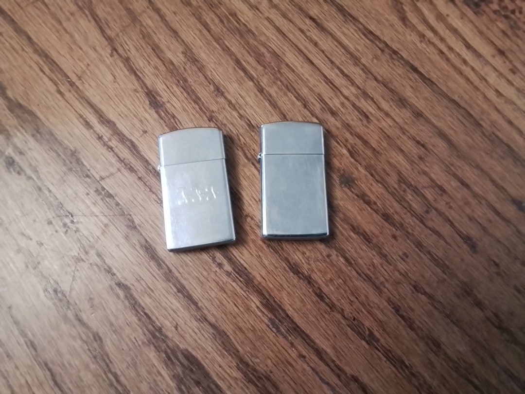 Two Used Zippo Lighters. One From 2000 and One From 1980's - Etsy