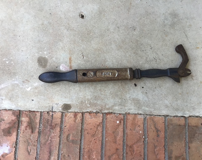 Antique Cast Iron Embossed on the Handle Giant Other Side Crescent Tool ...