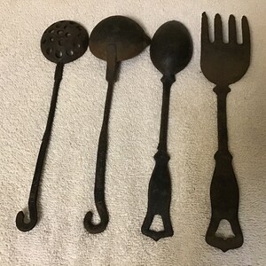 Rustic Cast Iron Kitchen Wall Decorations. - Etsy