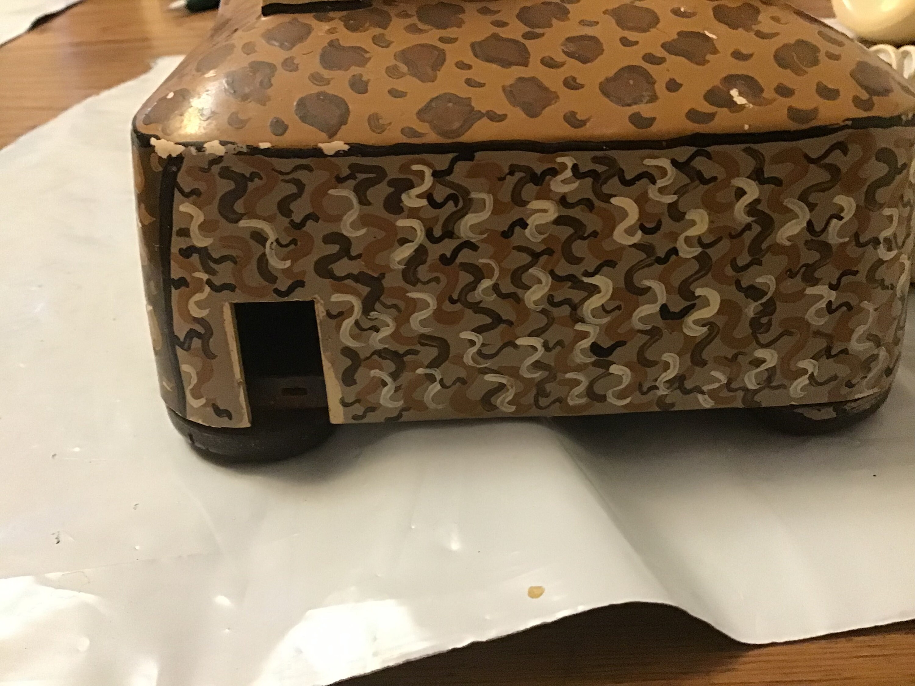 Leopard Print Western Electric Rotary Dial Phone. - Etsy