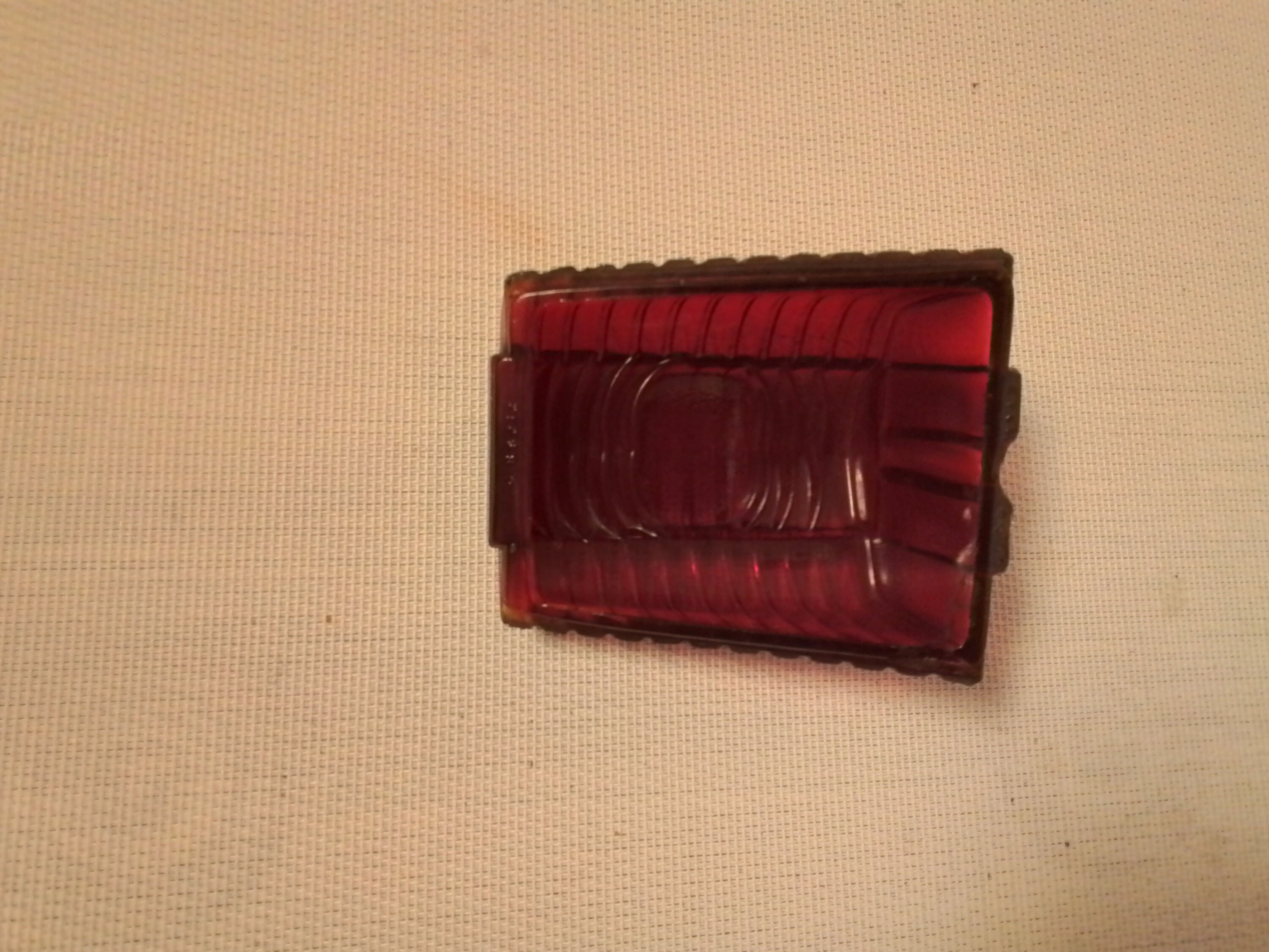 Red Glass Tail Light Lens - Etsy