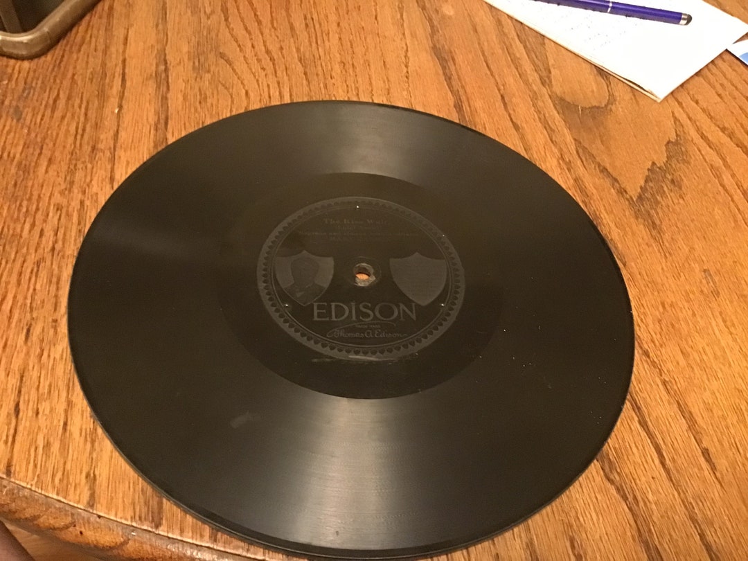 Vintage Edison Thick Record Silver Threads Among the Gold ( H.P. Danks ...