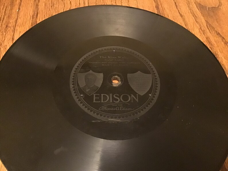 Vintage Edison Thick Record Silver Threads Among the Gold ( H.P. Danks ...