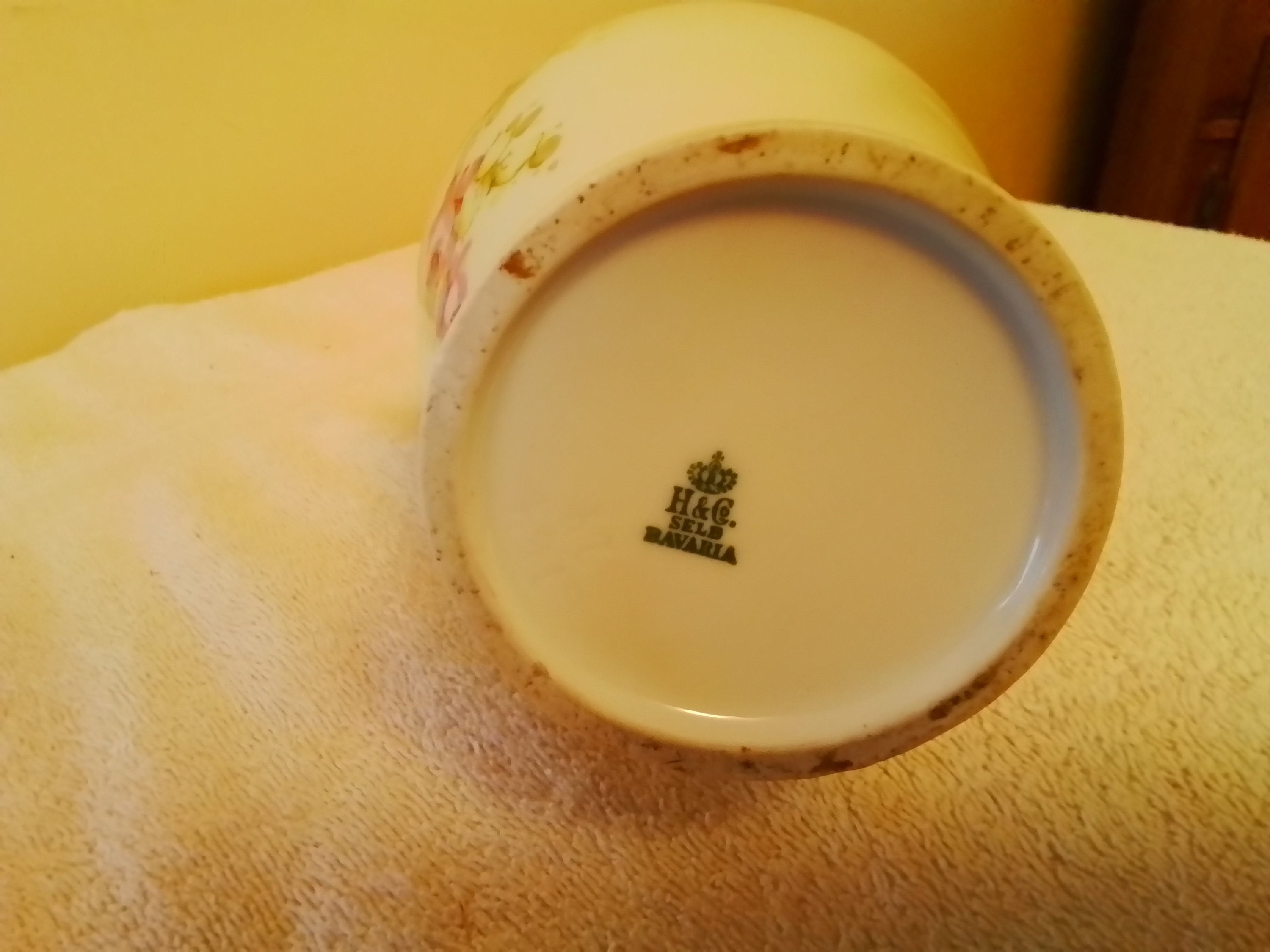 Vintage H&C Selb Bavaria Flower Vase. - Etsy