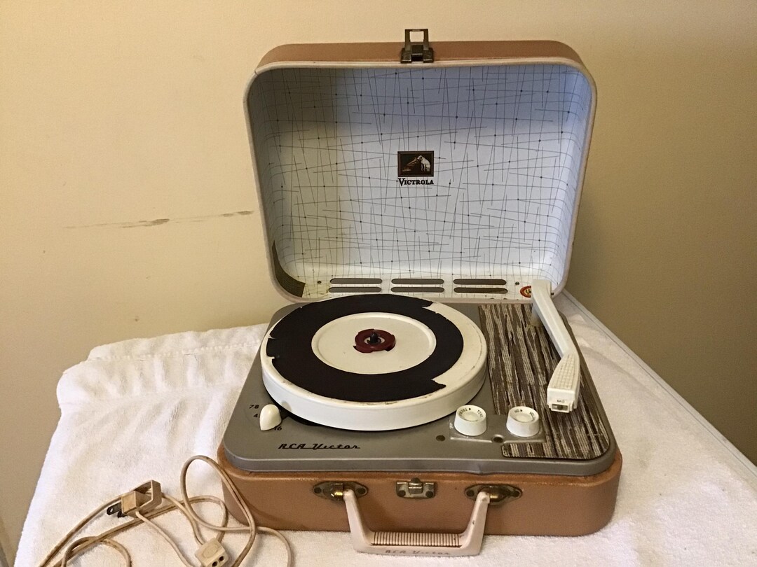 Vintage 1950’s RCA Victor Victrola Record Player for Parts or Repair - Etsy