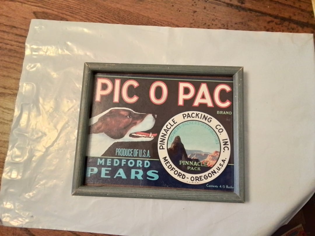 Shipping Crate Label From the 1940'S for Pic O Pac Produce Co. - Etsy