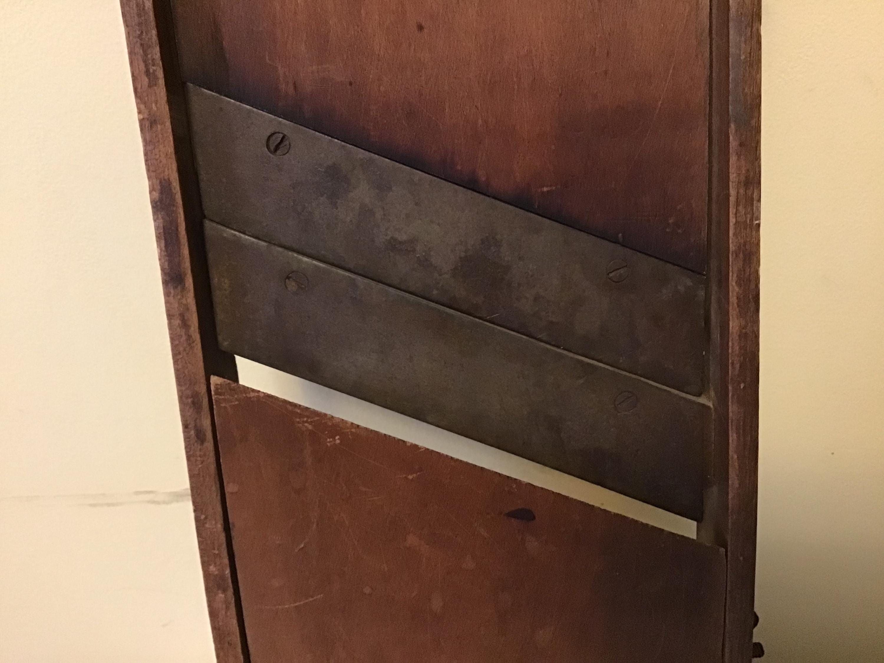 Mid 20th Century Farmhouse Style Primitive Wood and Metal Mandolin ...