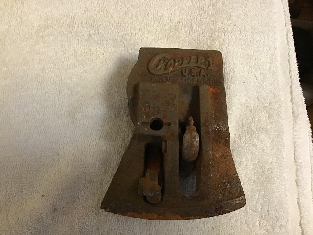 Vintage Chopper 1 6lb Axe Head Spring Loaded Splitting Axe Splitting ...