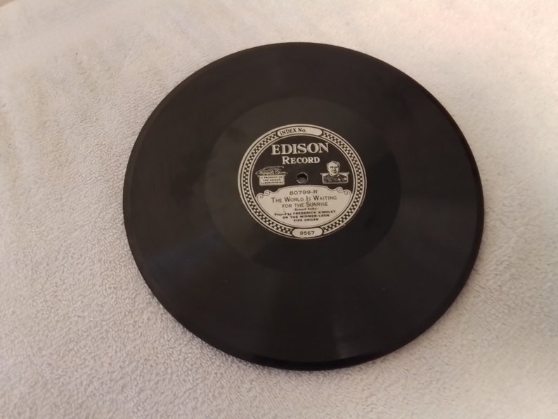 Vintage Thomas Edison Thick Record From Early 1900's. Poor Butterfly ...