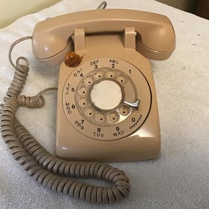 Vintage Northern Telecom Beige Rotary Phone. Made in the USA. - Etsy