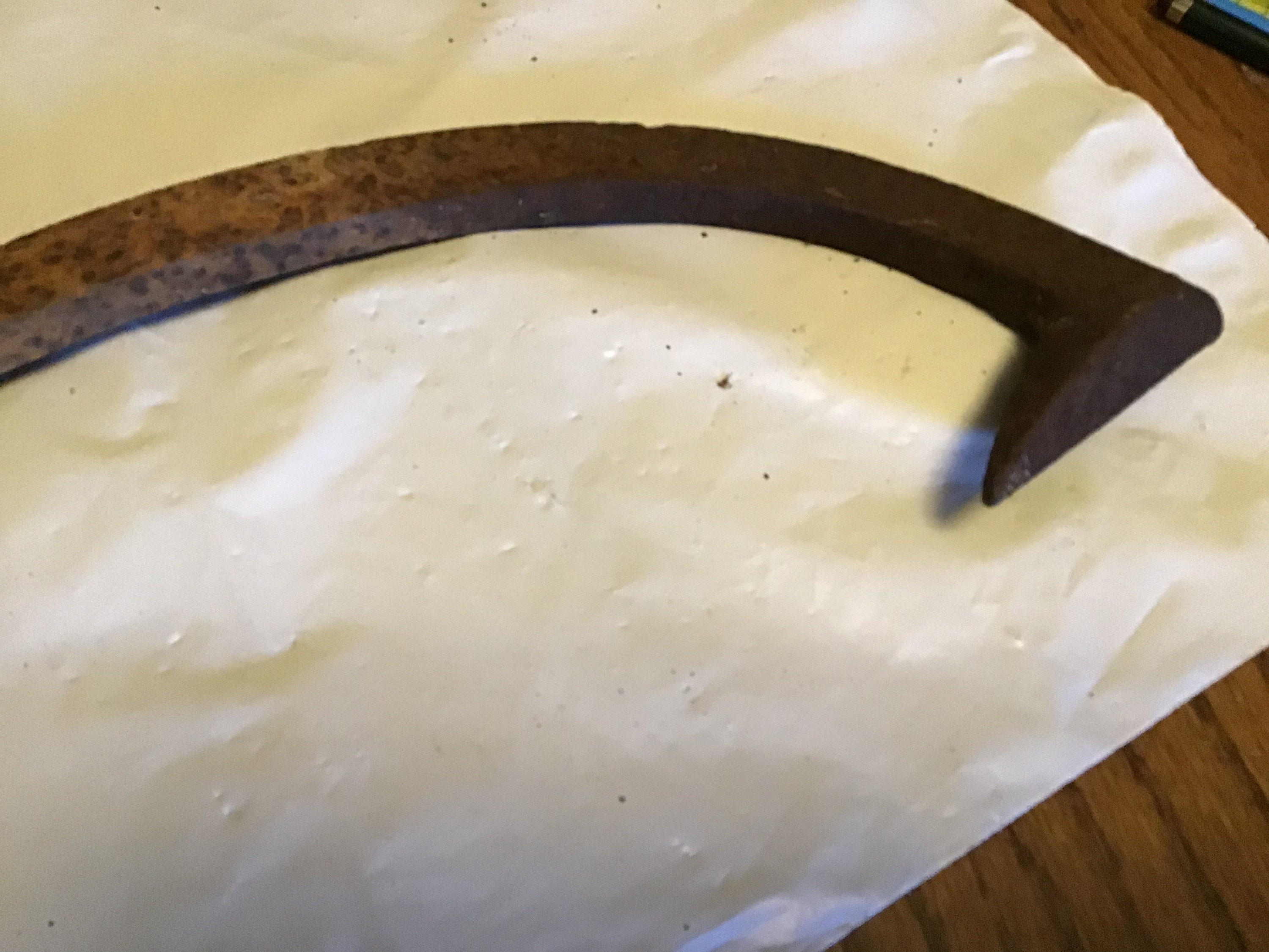 Old Vintage Cast Iron Blacksmith Made Logging Hook With Short Chain ...